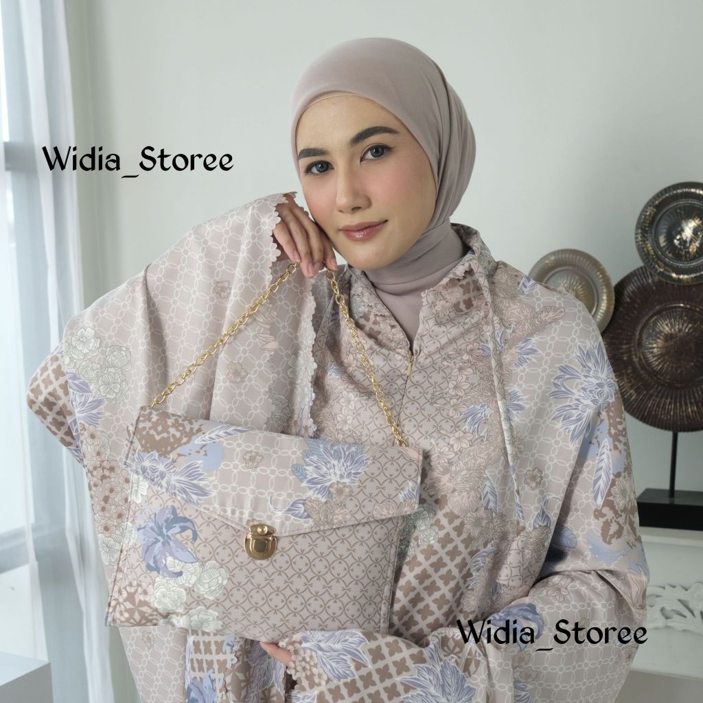 Mukena Dewasa Silk Premium 2in1 Jumbo Series Laser Cut Tas Elegan ...