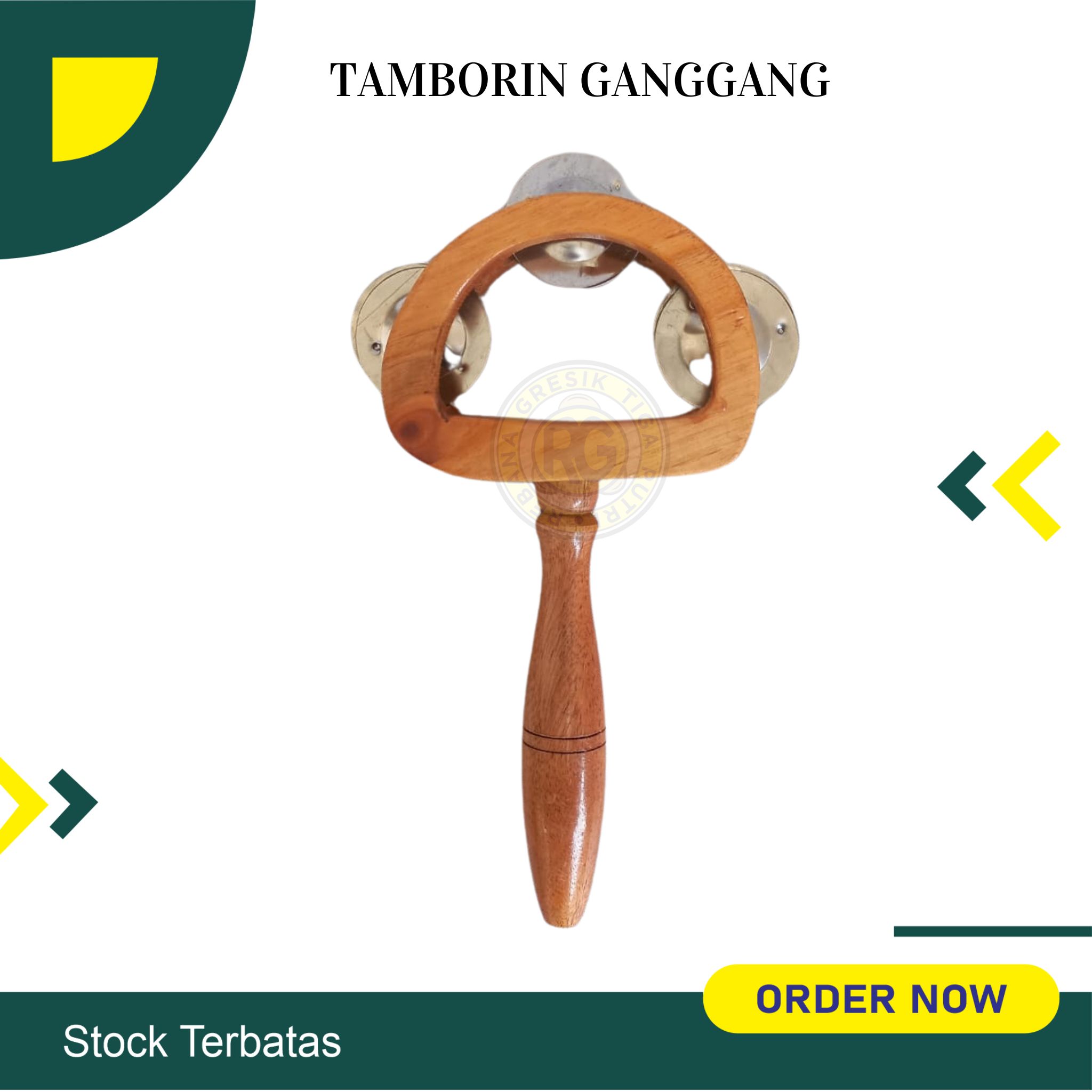 alat musik tamborin anak Tamborin Kecil Kecer Kecrek Icik Icik Bahan ...