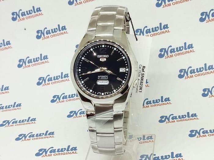 Seiko 5 SNK623K1 Automatic Black Dial - Jam Tangan Pria SNK623 | Lazada ...