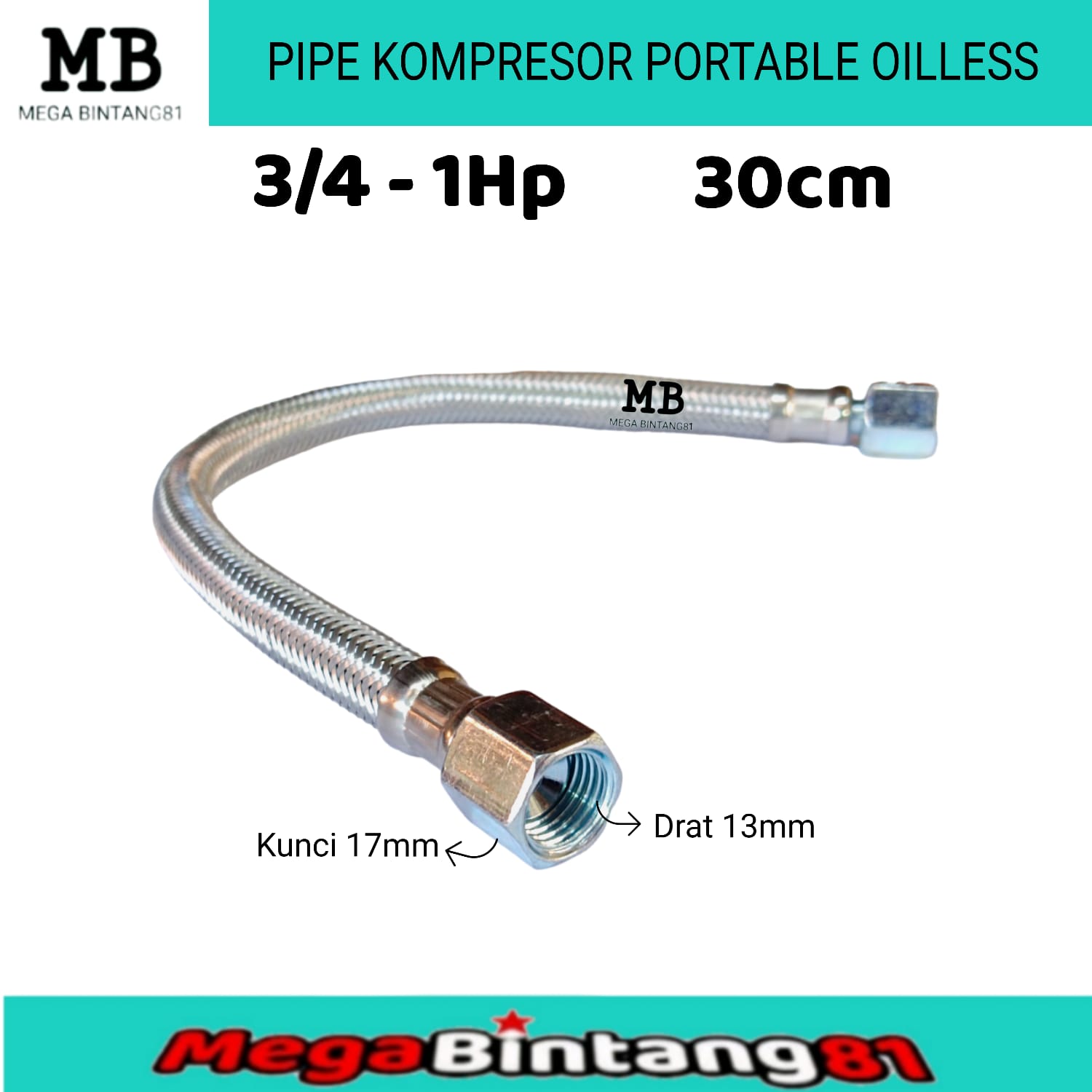 Discharge pipe "A" kompresor portable oil less 3/4 - 1Hp pipa kompresor ...