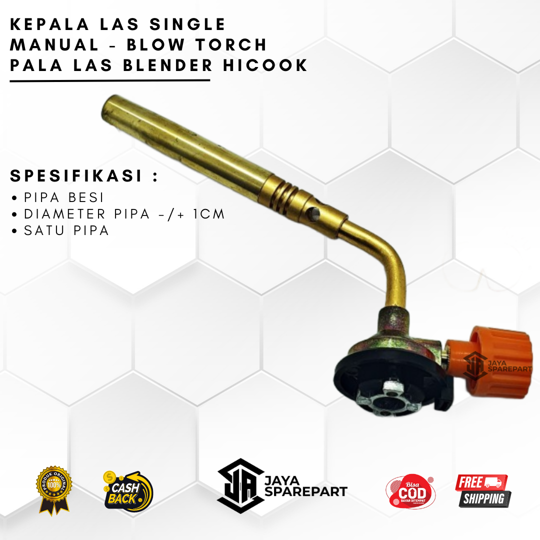 KEPALA LAS SINGLE MANUAL - BLOW TORCH KEPALA LAS PORTABLE HICOOK ...
