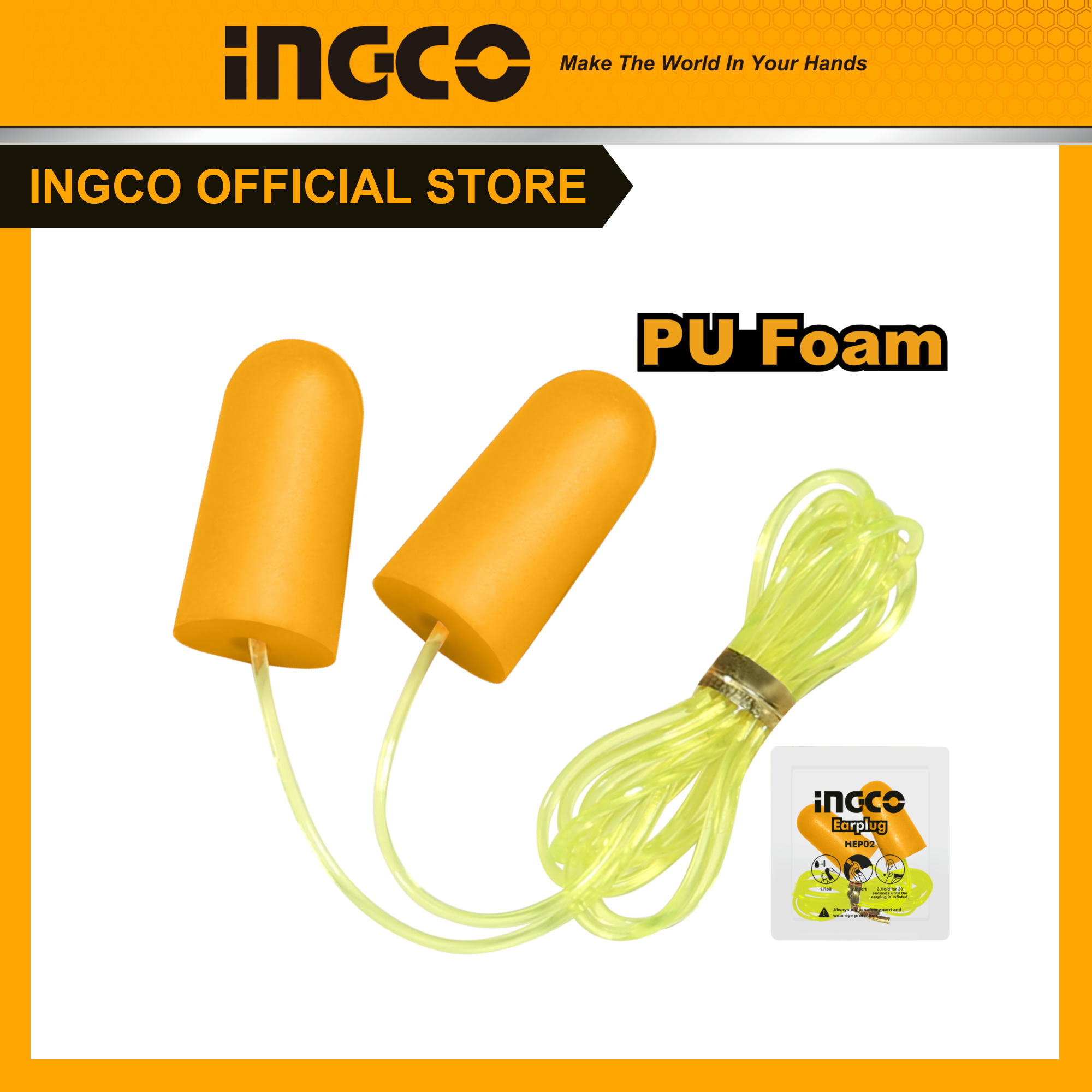 INGCO PENUTUP TELINGA / EARPLUG HEP02 | Lazada Indonesia