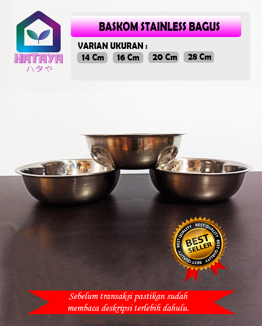 HATAYASHOP - BASKOM STAINLESS BAGUS TEBAL/BASKOM BMW/BASKOM STAINLESS ...