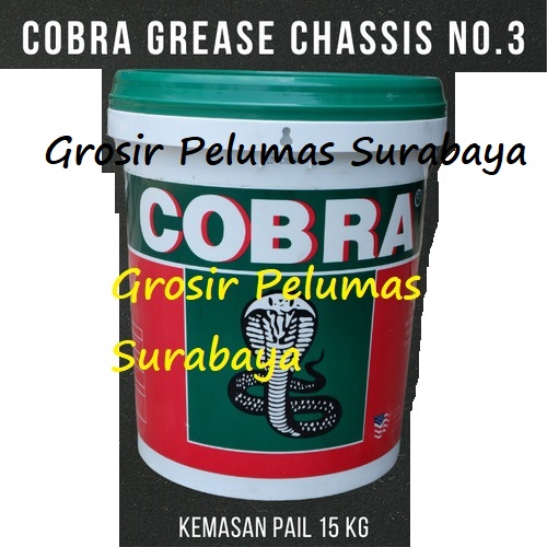 gemuk cobra Chassis grease hijau 15kg / stempet Calcium Calsium anti ...