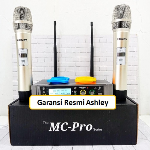 Mic Wireless ASHLEY MC PRO MC Pro Anti Feedback UHF original | Lazada ...