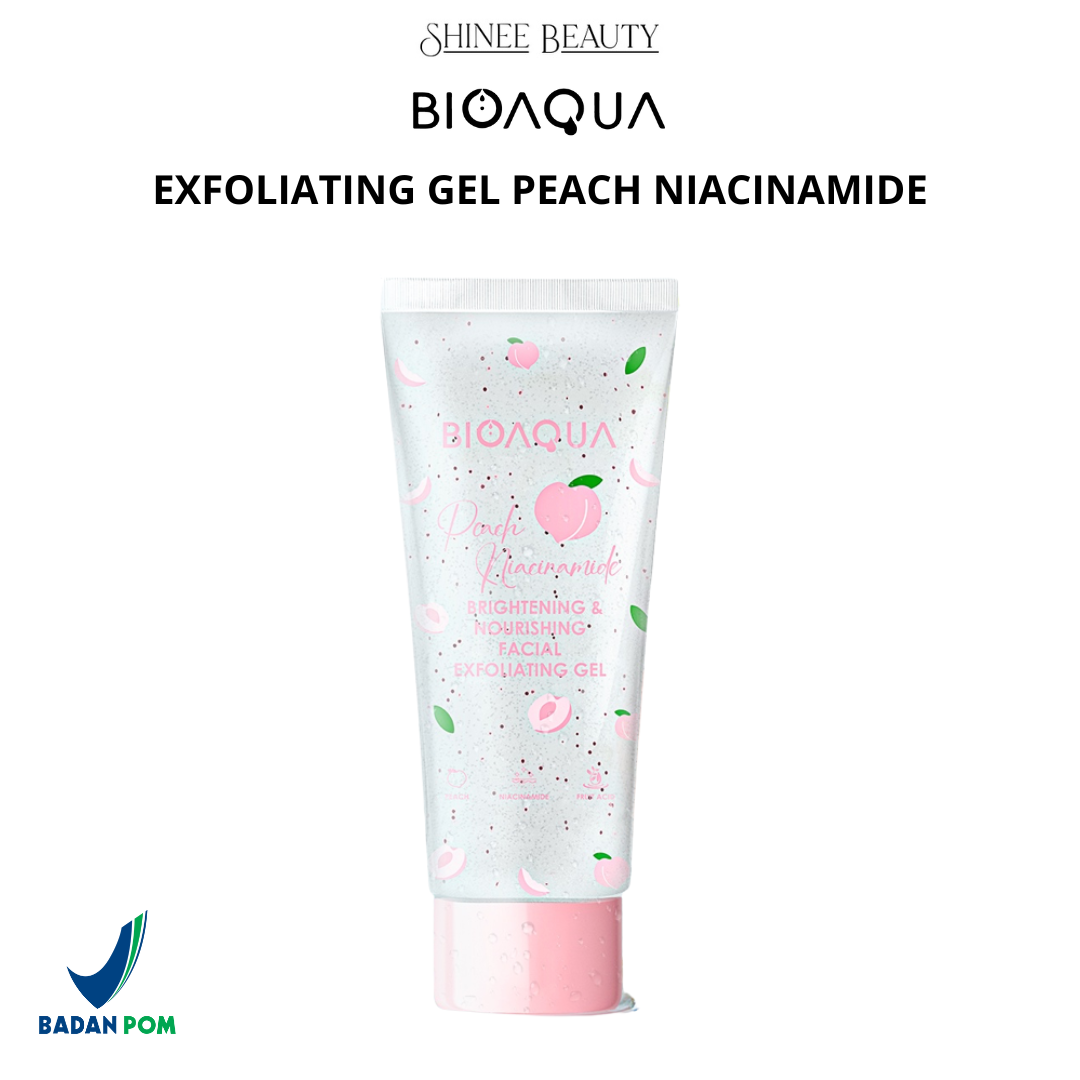 BIOAQUA Scrub Wajah Peeling Gel Niacinamide Brightening & Smooth Facial ...