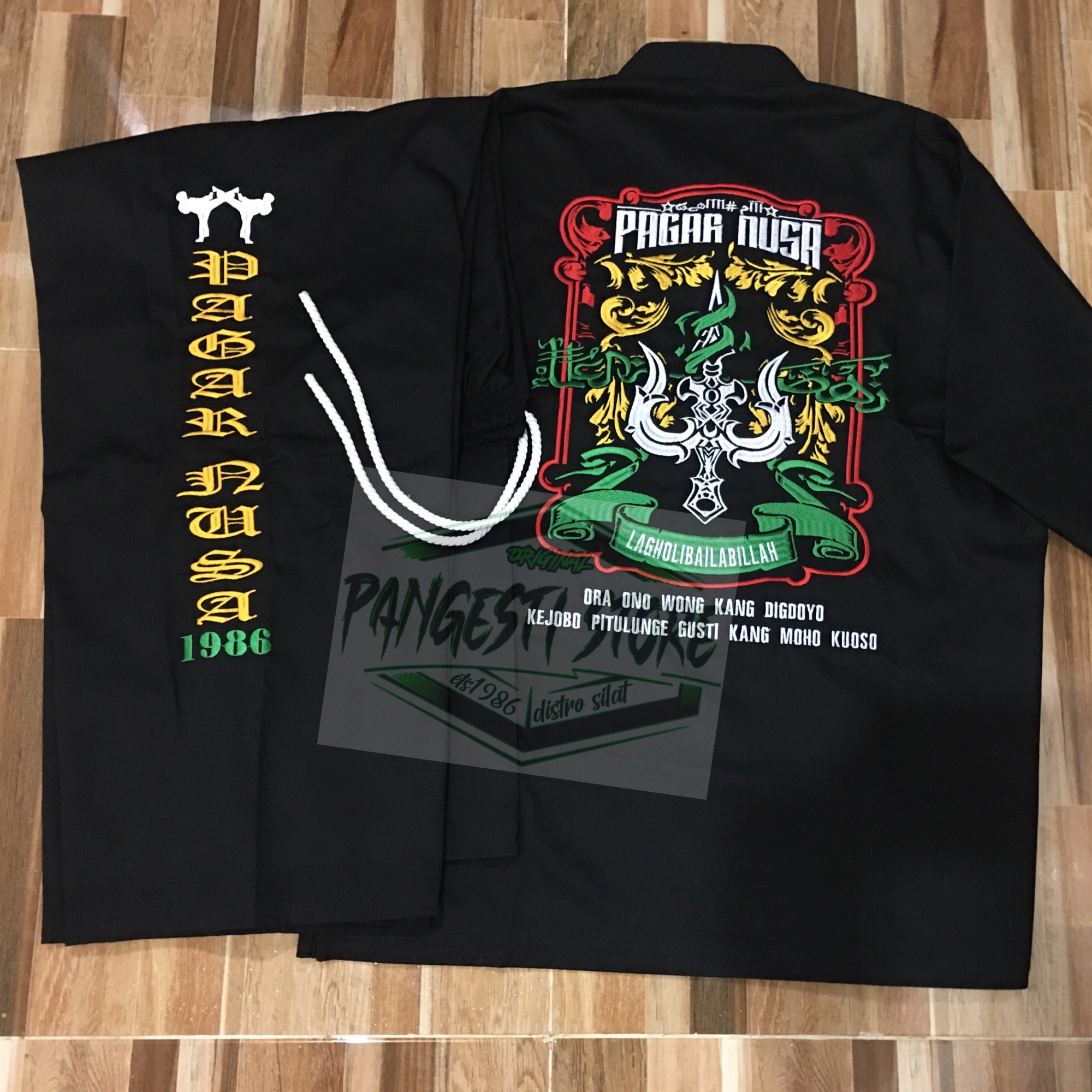 Sragam bordir pagar nusa SB:TRISULA BARU&KB:KUNING | Lazada Indonesia Sragam bordir pagar nusa SB:TRISULA BARU&KB:KUNING | Lazada Indonesia