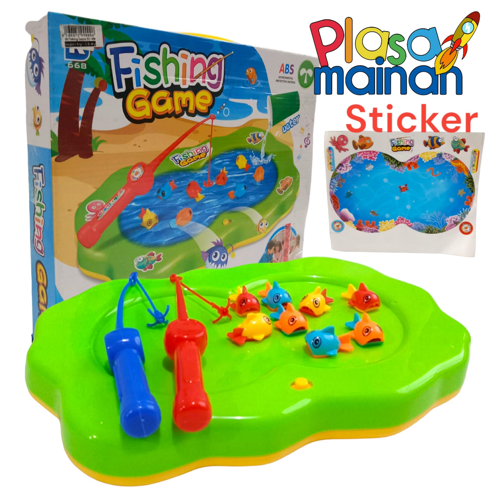 Momo Fishing set Mainan Anak Pancingan Ikan 668 Mainan Anak / Mainan ...
