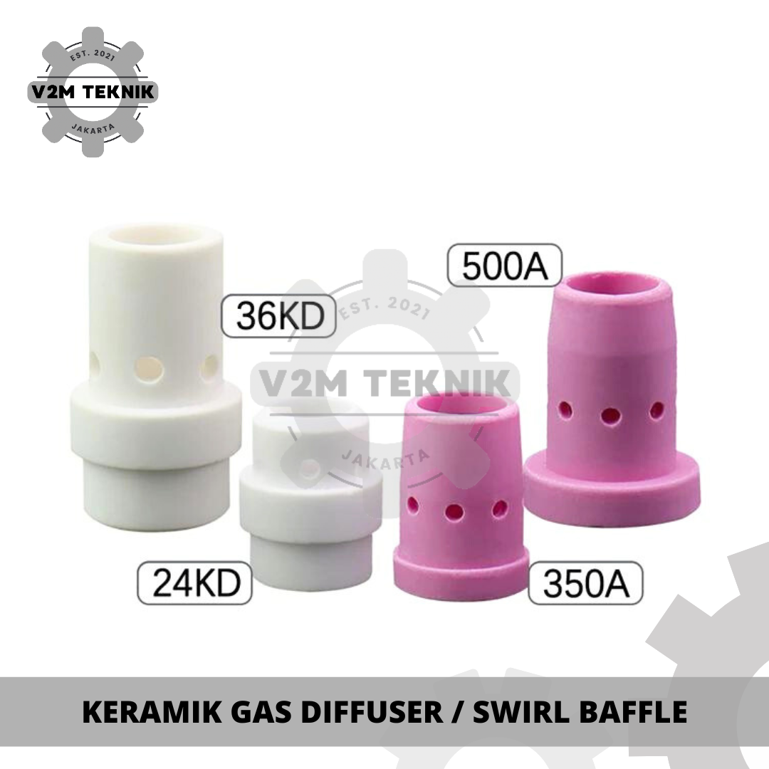 Gas Diffuser (HARGA 10 PCS) 24KD 36KD PANA350 PANA500 / Keramik Las ...