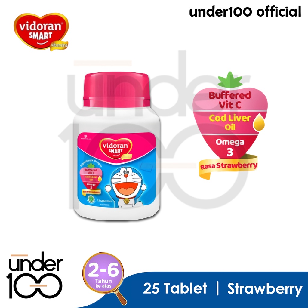 Vidoran Smart Vitamins – All Variant | Strawberry | Jeruk (25 Tablet ...