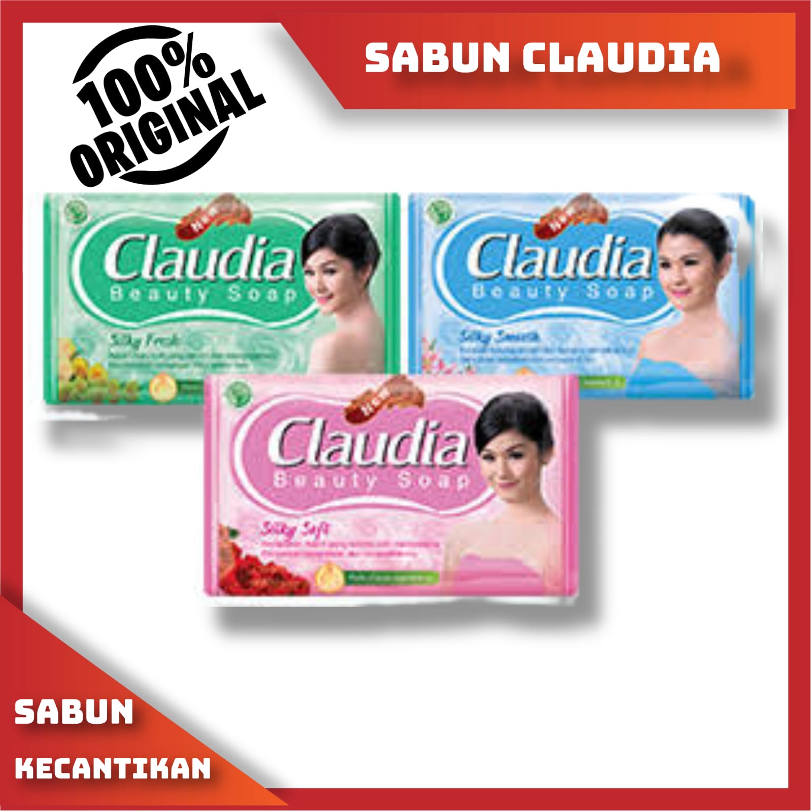 Claudia Sabun Mandi Batangan 60 gram / Sabun Batang Murah Promo / Sabun ...