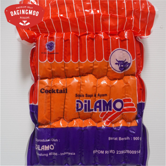 Dilamo Beef Cocktail 900gr / Dilamo Sosis Sapi Sosis Merah Isi 45 Pcs ...