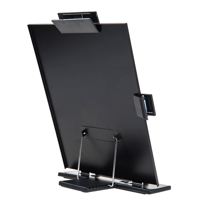 JIELISI Desktop Document Book Holder with 7 Adjustable Positions Clip ...