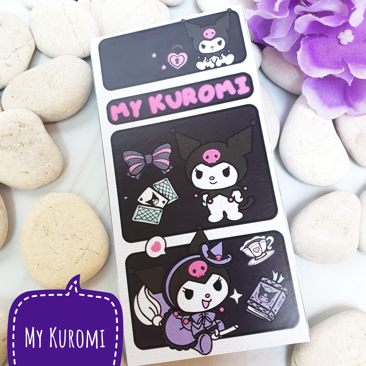 Kuromi Mini Long Notes Buku Catatan Tulis Notebook Notepad Souvenirs ...