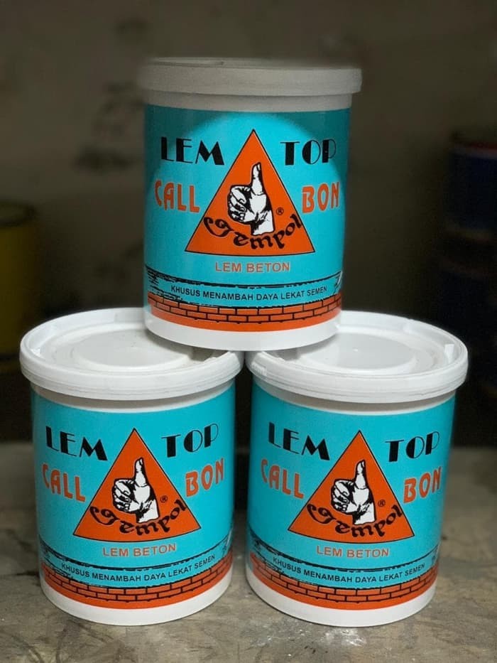 LEM BETON LEM TOP LEM CALL BON CAP JEMPOL / LEM HPL KAYU KARPET 1 KG ...