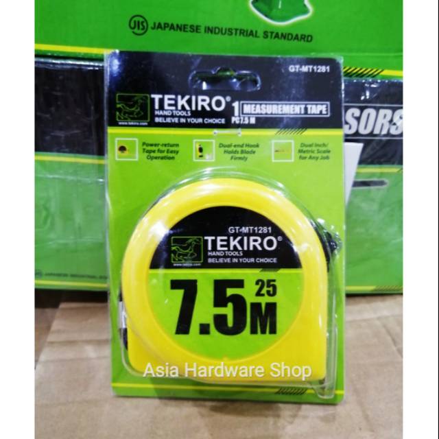 Meteran 7.5 M Tekiro Alat Ukur Meteran 7,5 Meter | Lazada Indonesia
