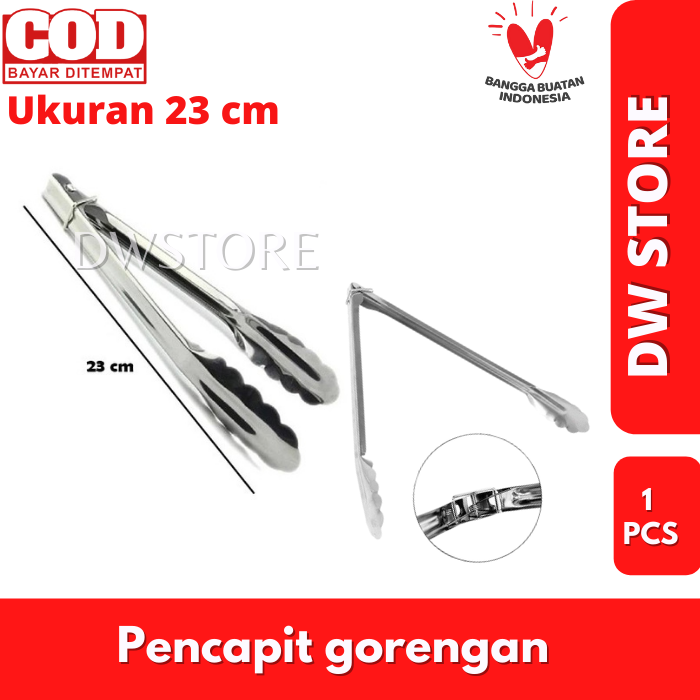 Capitan makanan/capitan roti goreng/cake tong/Tongs Snack Cook ...