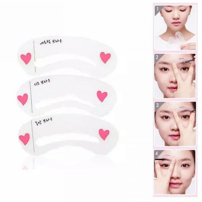 ACC Mini Brow Class Cetakan Alis Isi 3 Pcs - 1 paket/ cetakan alis gampang dibawah gampang ...