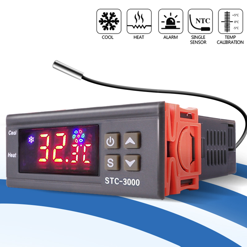 STC-1000 XH-W3230 XH-W3001 220V Thermostat Digital Temperature ...