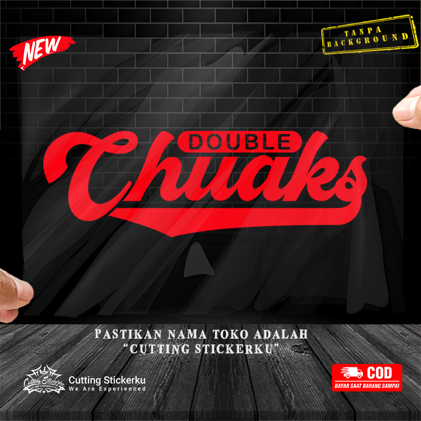 Chuaks Cutting Sticker Variasi Aksesoris Mobil Kaca Stiker Helm Bogo ...
