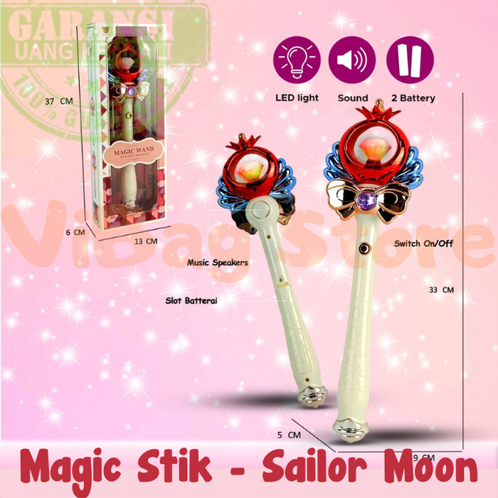 Magic Stik Sailor Moon Tongkat Sihir Princess Peri Bidadari BRO1370 ...