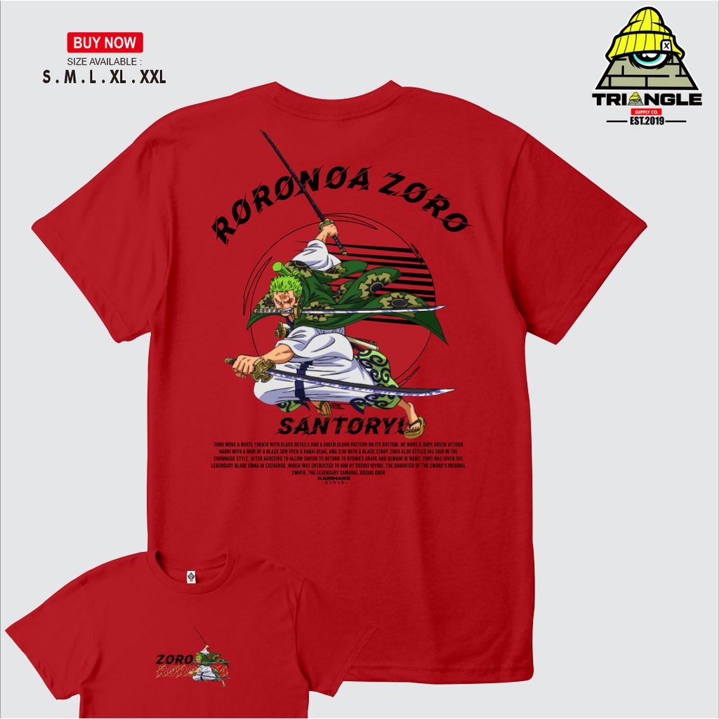 TRIANGLE TRIANGLE Kaos Baju Anime ONE PIECE RORONOA ZORO SAMURAI Kaos ... TRIANGLE TRIANGLE Kaos Baju Anime ONE PIECE RORONOA ZORO SAMURAI Kaos ...
