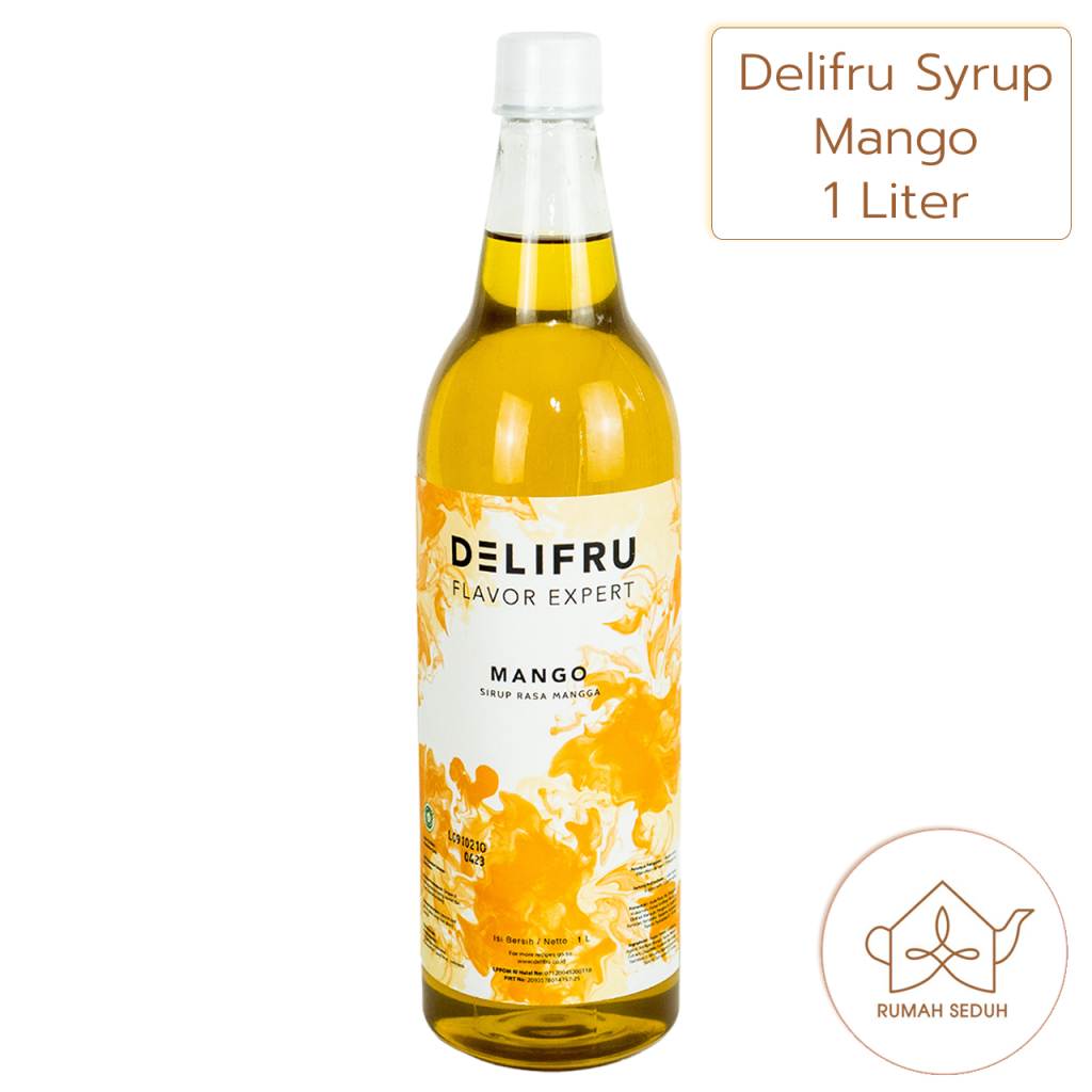 Delifru Mango Syrup 1L - Sirup Buah Mangga 1000mL | Lazada Indonesia