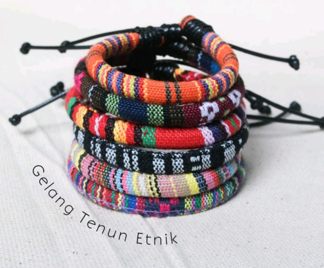 Gelang Tenun Etnik - Gelang Motif Tenun Songket | Lazada Indonesia