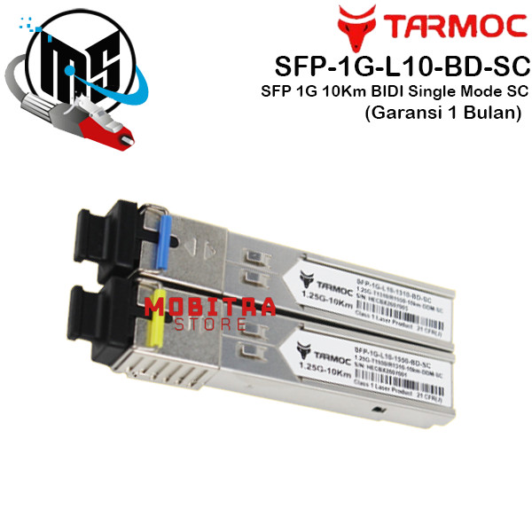 Tarmoc SFP-1G-L10-BD-SC | SFP 1G BiDi 10KM SM SC | SFP 1G 10KM SC - Sepasang (2 unit) | Lazada ...