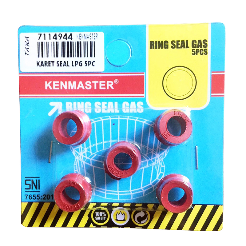 Seal Karet MERAH Tabung Gas LPG Elpiji Anti Bocor Kenmaster 5 Pcs ...