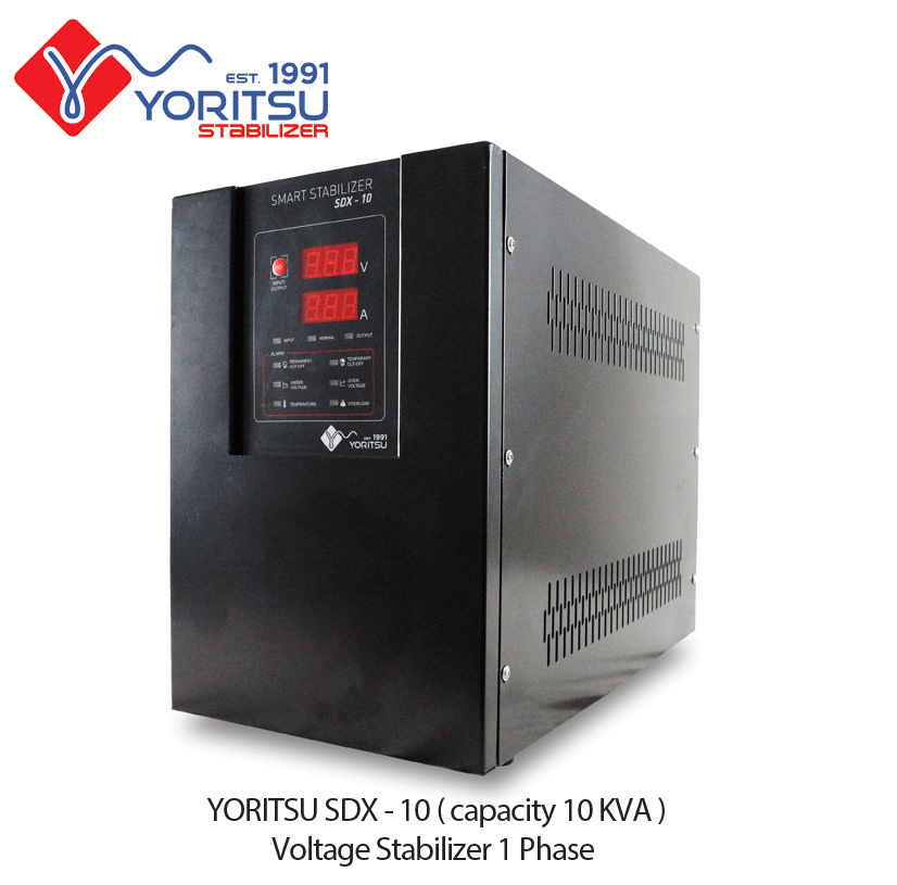 Stabilizer Listrik Stavolt Listrik Avr Yoritsu SDX 10 kVA | Lazada ...