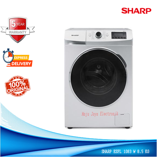 Mesin Cuci Front Loading SHARP ESFL 1083W Eco Logic System 8.5 KG ...