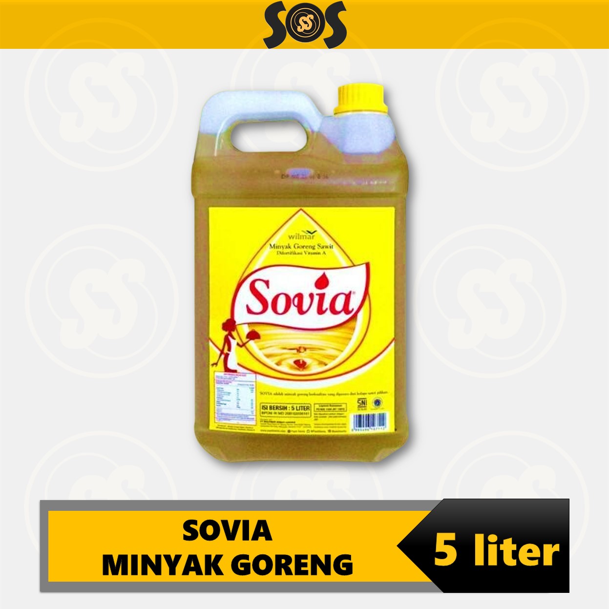 SOVIA MINYAK GORENG 5 LITER JERIGEN TERMURAH DAN ORIGINAL | Lazada ...