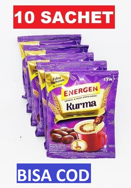 Energen Sereal Kurma Coklat Jagung Vanila Susu Champion Kacang Hijau 1 ...