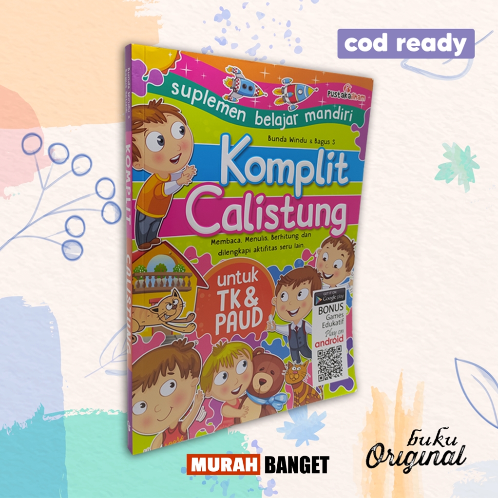 BUKU BELAJAR CALISTUNG ANAK TK PAUD / KOMPLIT CALISTUNG UNTUK TK & PAUD ...