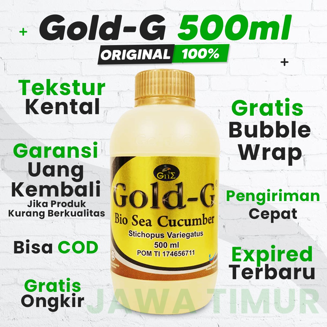 jelly gamat gold g 500ml | Bio Sea Cucumber 100% Asli Original | Lazada ...