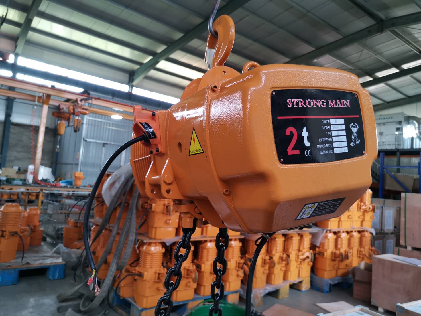 ELECTRIC CHAIN HOIST 1 DAN 2 TON - KATROL RANTAI ELEKTRIK - 1 DAN 3 ...