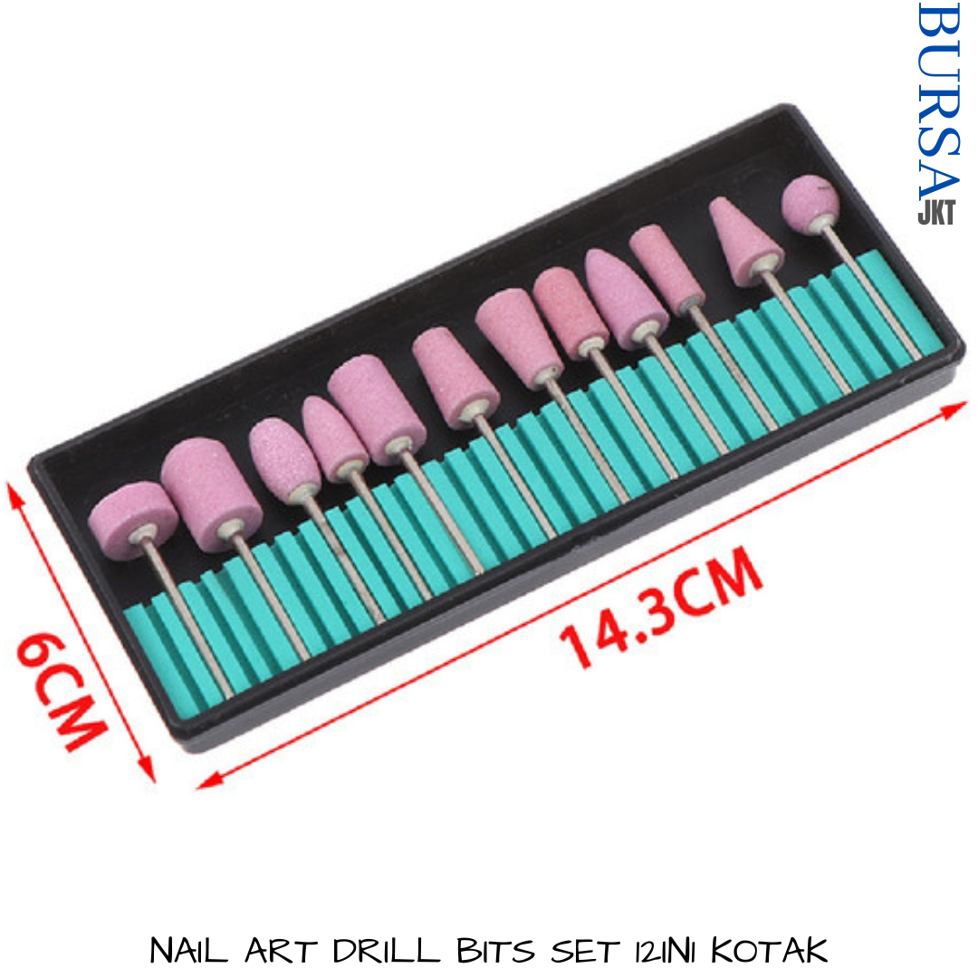 MATA BOR GERINDA BATU AMPLAS GRINDER TUNER MINI SET KOTAK PINK 12IN1 | Lazada Indonesia