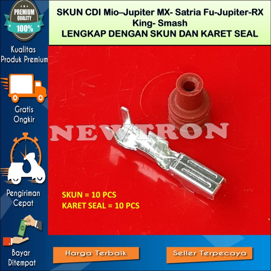 Isi 10 pcs...Skun Terminal Lawan CDI Mio Jupiter MX Satria FU Smash RX ...