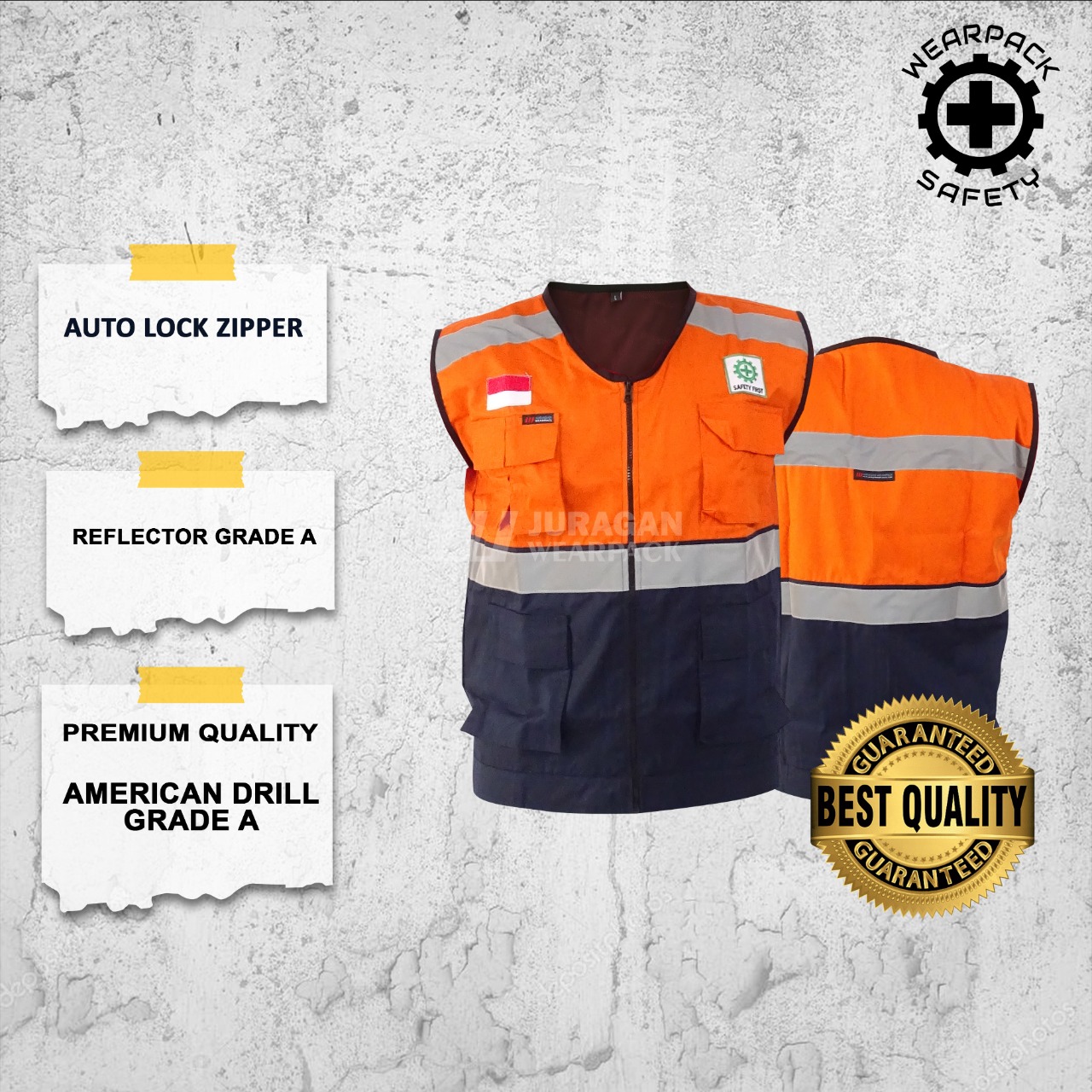 Rompi K3 / Rompi Kerja Proyek Varian Rompi | Lazada Indonesia