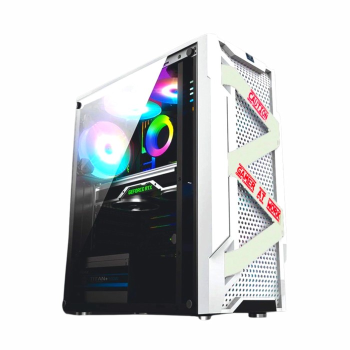 Casing PC Gaming AULA FZ014 ATX include 3 fan RGB | Lazada Indonesia
