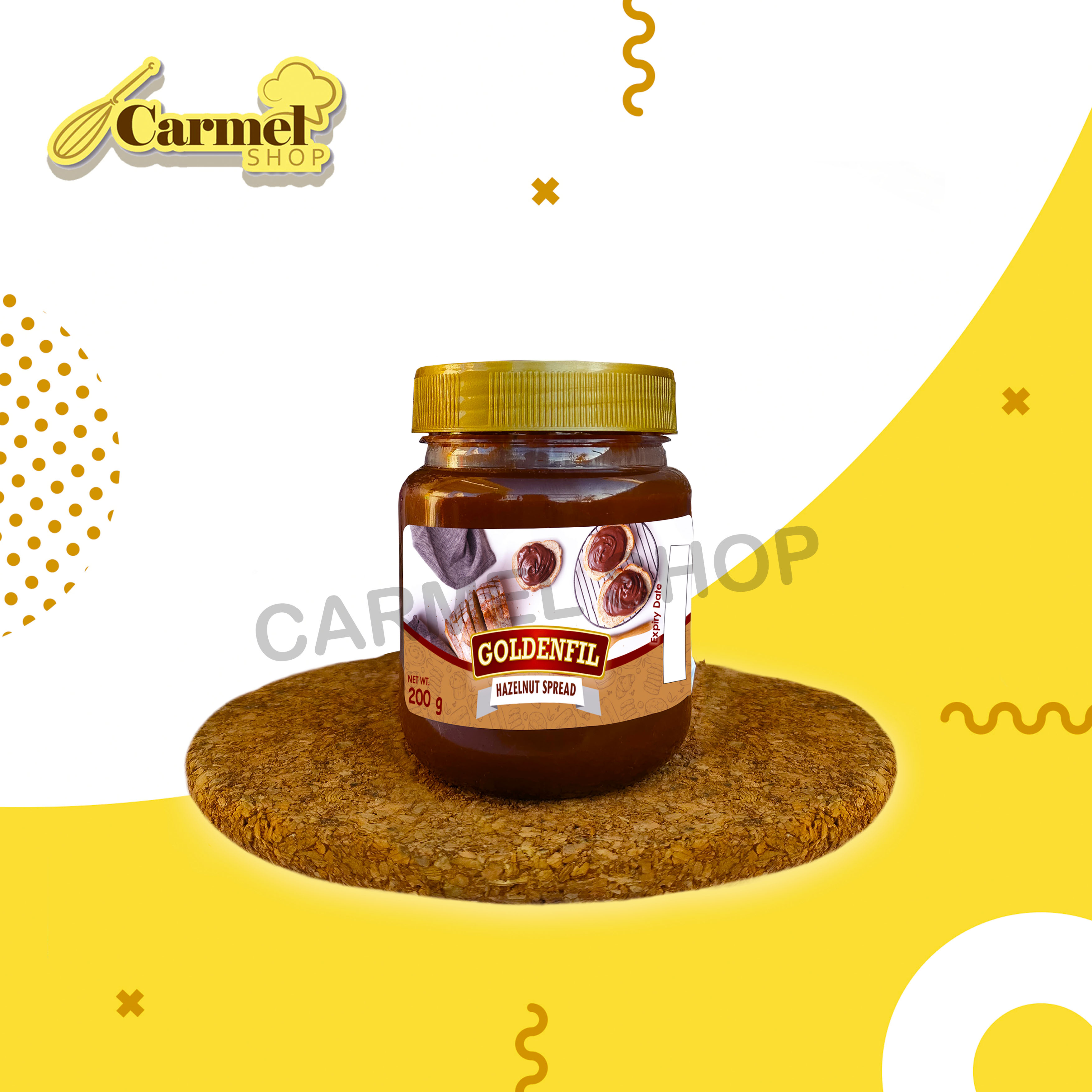 Goldenfil Hazelnut Spread 200gr [Repack] / Selai Hazelnut TANPA Crunchy ...