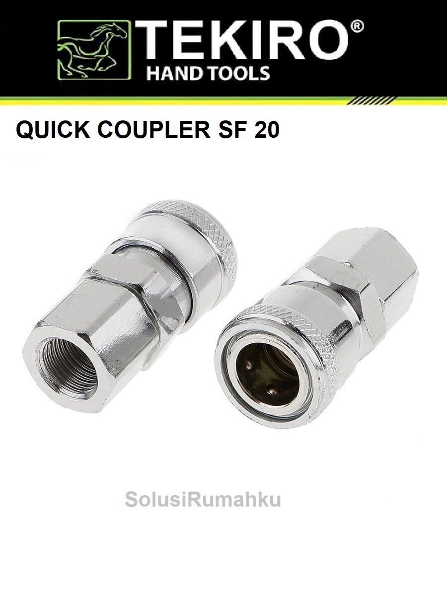 Tekiro Quick Coupler Angin SF20 SF 20 / Nepel Selang Kompresor / Nipel ...