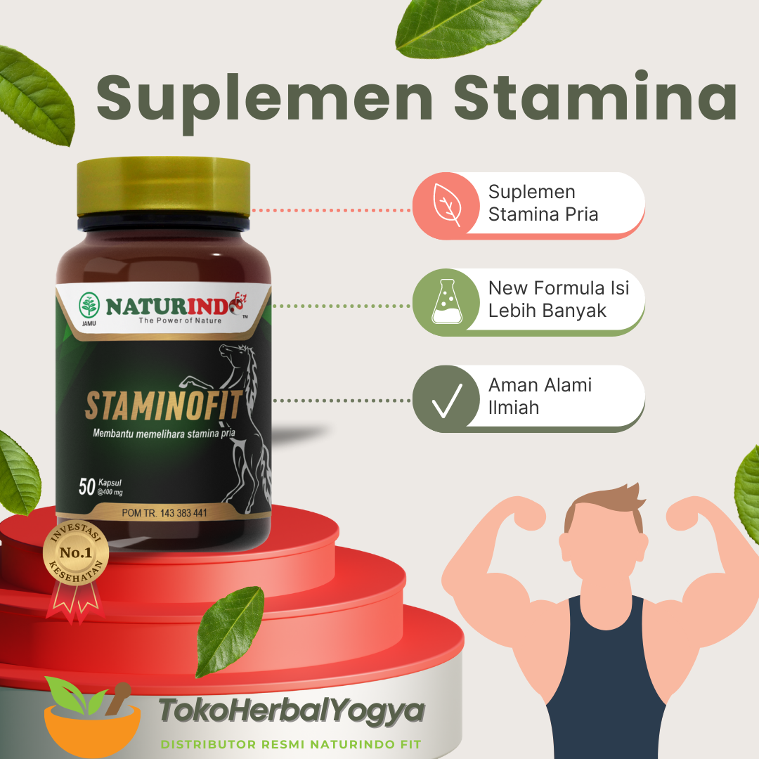 Naturindo Jamu Stamina Perkasa Tahan Lama Pria Penambah Stamina Pria ...