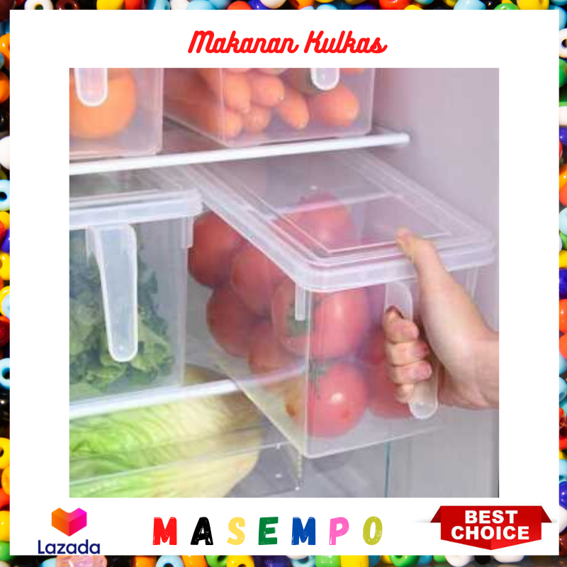 [BISA COD] Kotak Kontainer food box tempat simpan Makanan di Kulkas ...