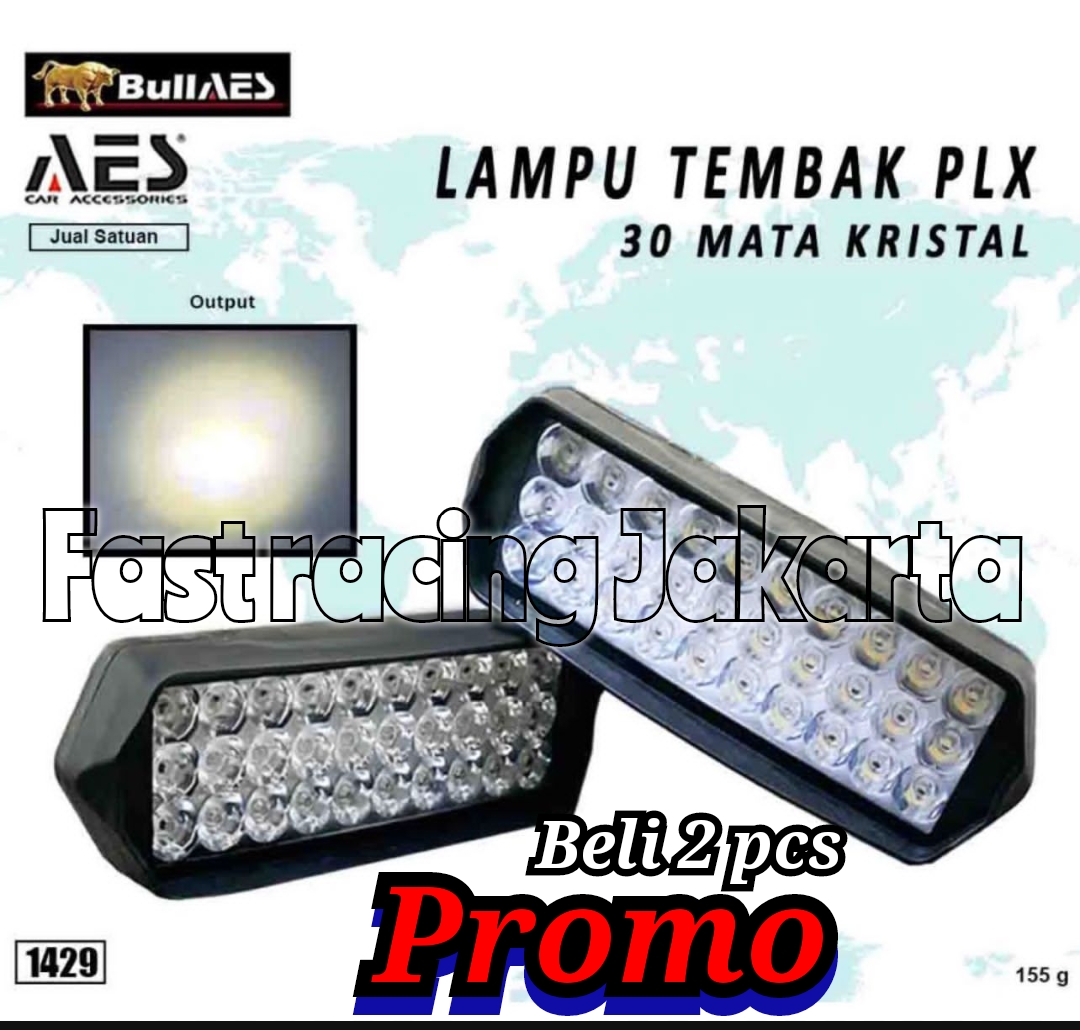 Lampu Tembak Sorot LED CWL 30 Mata CREE Truk Bus Canter Tronton Laser ...