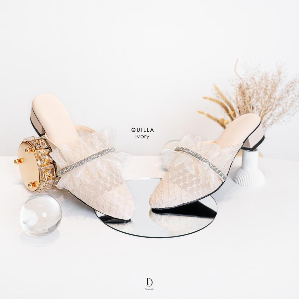 Damelia Quilla Heels Wanita Melstore jkt | Lazada Indonesia