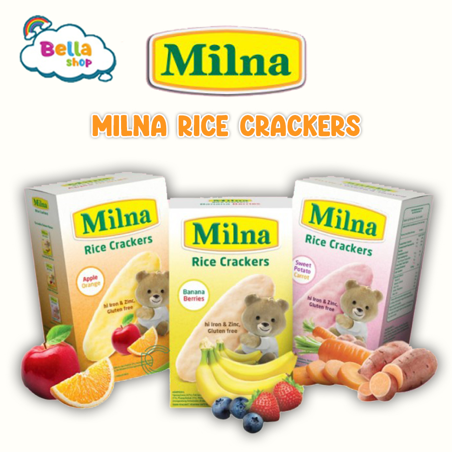 MILNA RICE CRACKERS / SNACK BAYI / MILNA RICE CRACKER / BELLASHOP ...