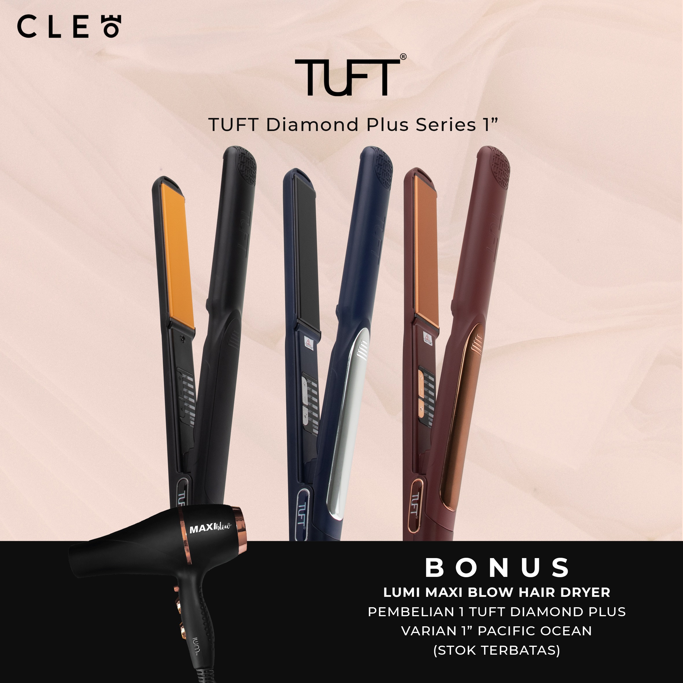 Tuft V2 Diamond Plus 1 inch - Catok 100% ORIGINAL | Lazada Indonesia