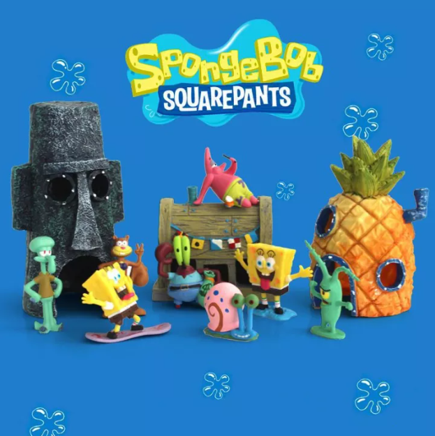 Hiasan Aquarium Aquascape Rumah Nanas Spongebob/Hiasan Aquarium Rumah ...